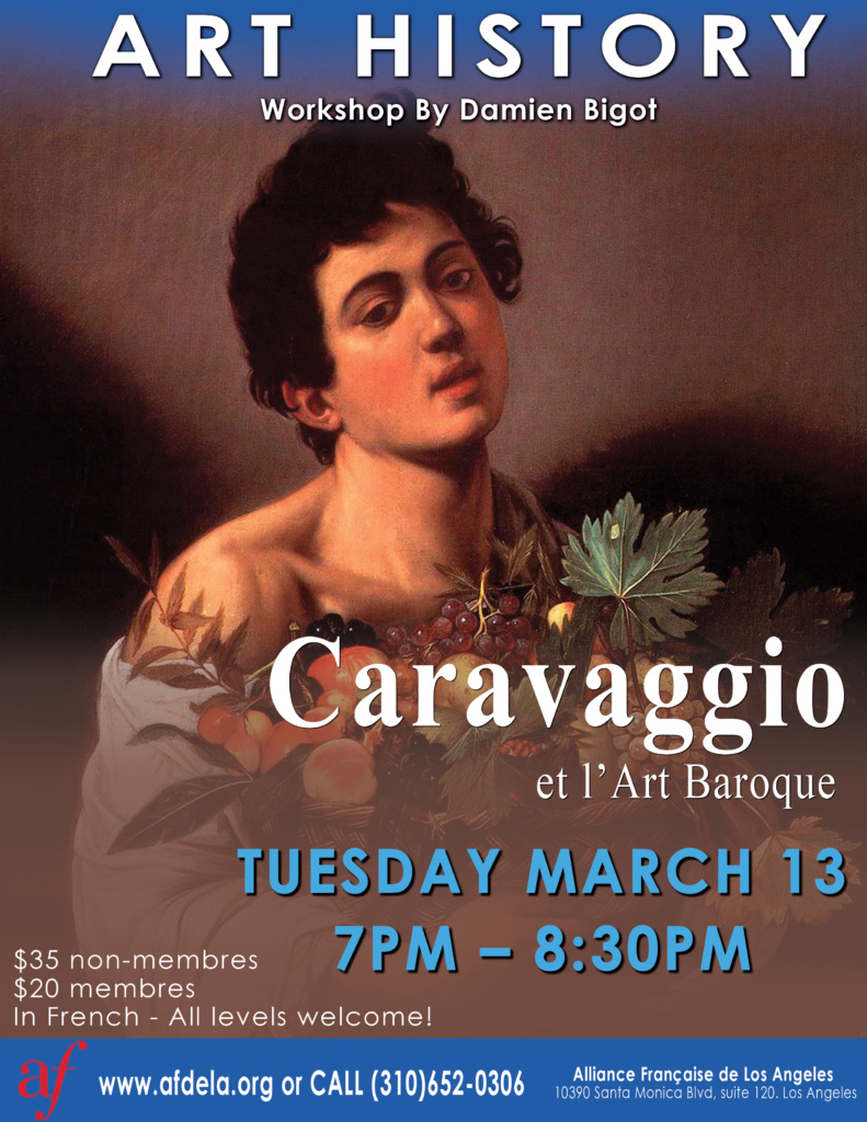 Art History – Il Caravaggio et l’art Baroque | Alliance Française de ...
