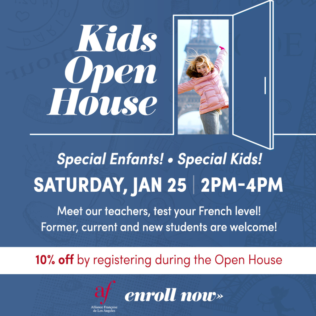 OPEN HOUSE FOR KIDS | Alliance Française de Los Angeles